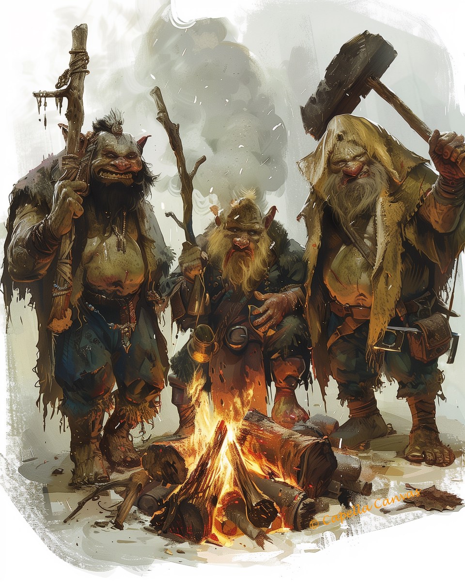 A Feast for Trolls: Campfire Gathering – Capella Canvas